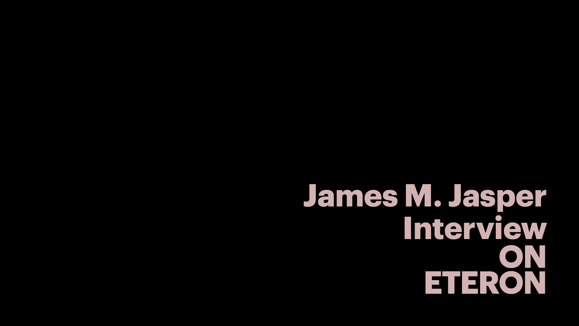 Emotions and social movements. A conversation with James M. Jasper